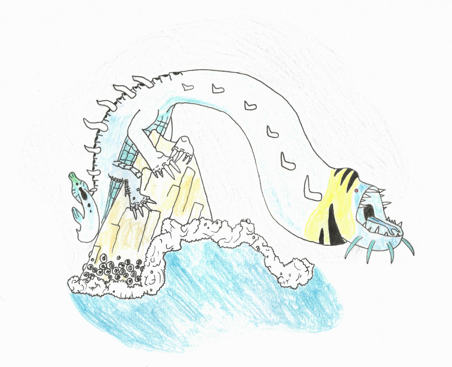 Tanystormus- The Coral Crawler | Monsters, Real and Fantastic